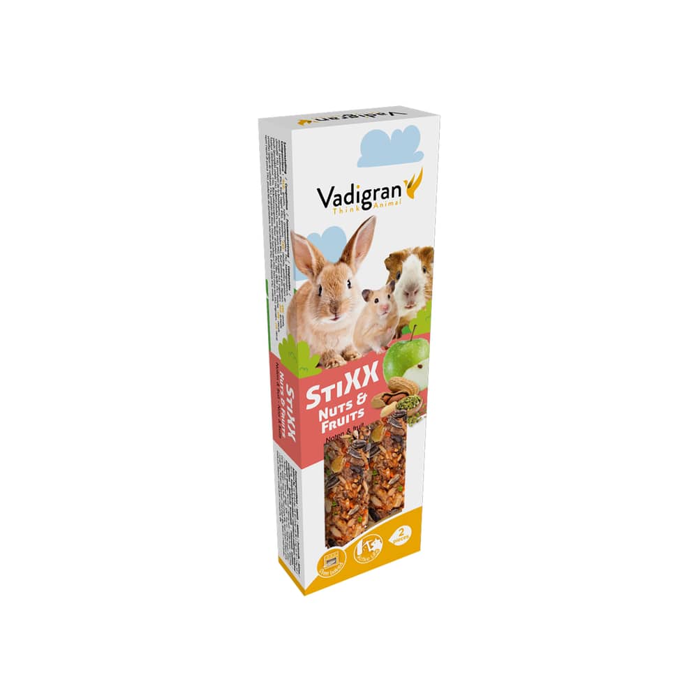 Buy Vadigran Snack Stixx Maxi Rabbit, Guinea Pig & Hamster 150g(2 ...