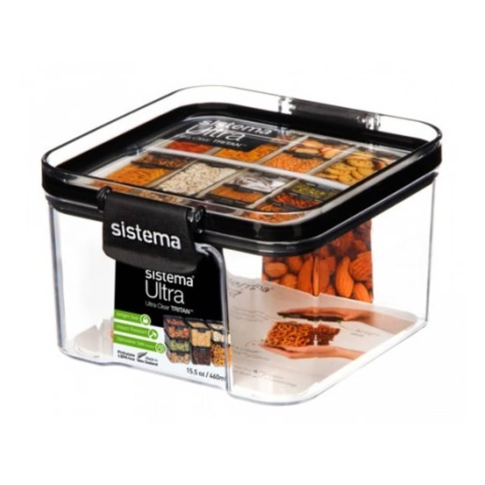 Sistema 51400 Tritan Ultra Square Food Canister 460ml price in Bahrain ...
