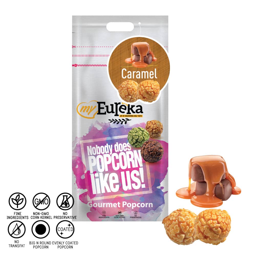 Buy Eureka Caramel Popcorn 140gms Online in UAE | Sharaf DG