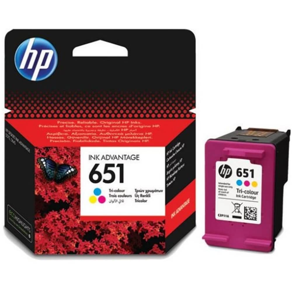 Buy HP 651 Original Ink Advantage Cartridge Tri Color C2P11AE Online in ...