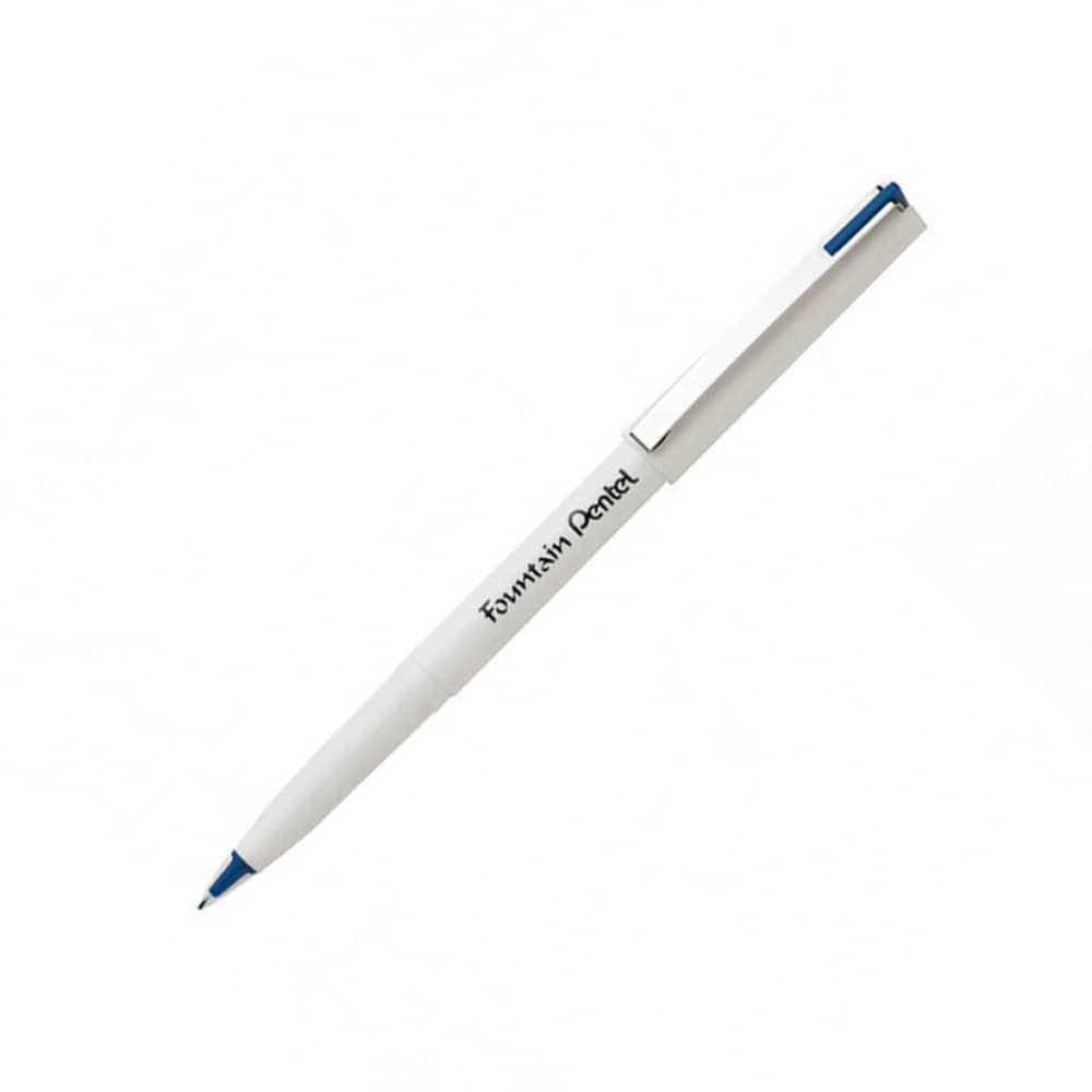 Buy Pentel Jm20w Fountain Pen Stylo White Barrel With Blue Ink Online ...