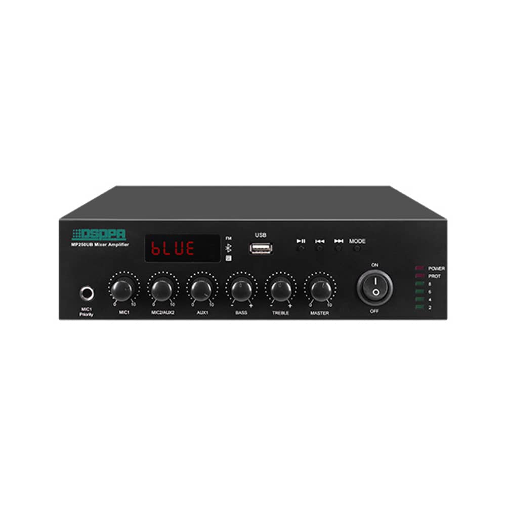Buy Dsppa 250w Mini Digital Mixer Amplifier With Usb Bluetooth Online in UAE | Sharaf DG