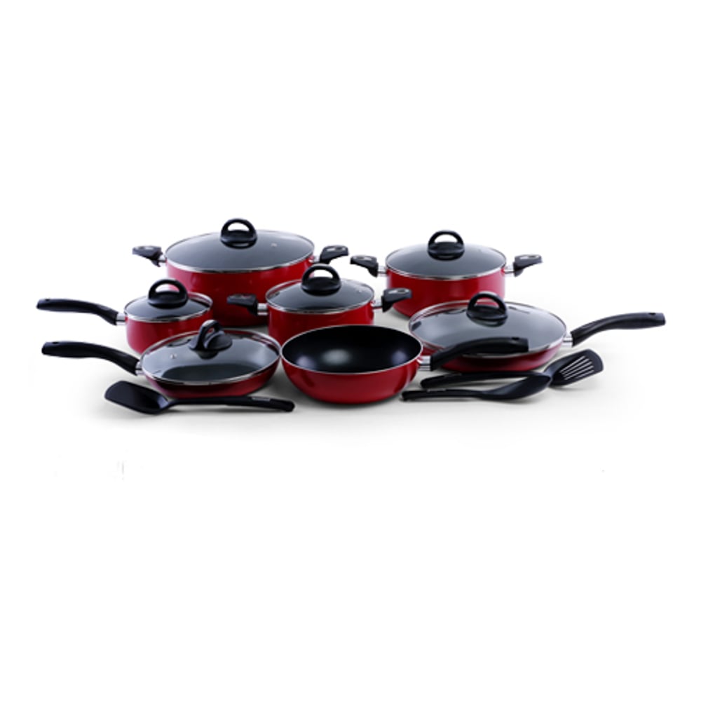 Buy Royalford 16 Pcs Non Stick Cookware Set Online in UAE | Sharaf DG