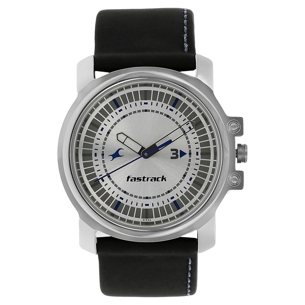 Buy Fastrack 3039SL01 Economy Mens Silver Online in UAE | Sharaf DG