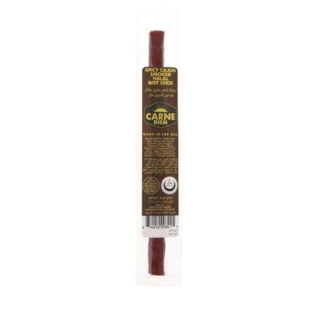 Buy Carne Diem Smoked Spicy Cajun Halal Beef Stick 25g Online in UAE ...
