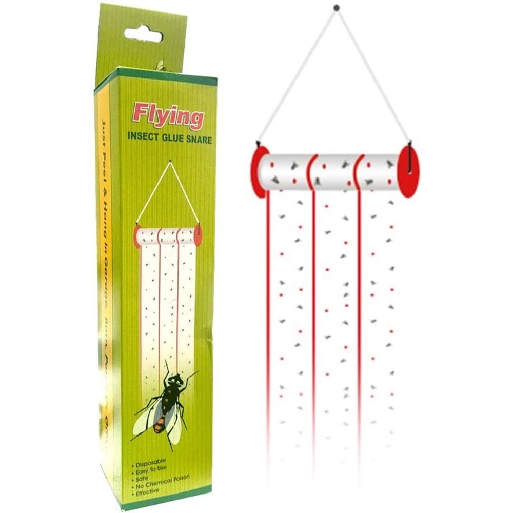 Buy Lavish Pack Of 2 Flying Insect Glue Snare Fly Glue Trap Long Papers ...