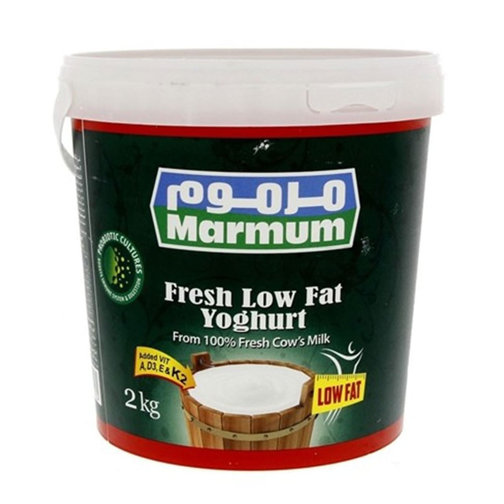 Buy Marmum Fresh Yoghurt Low Fat 2kg Online in UAE | Sharaf DG