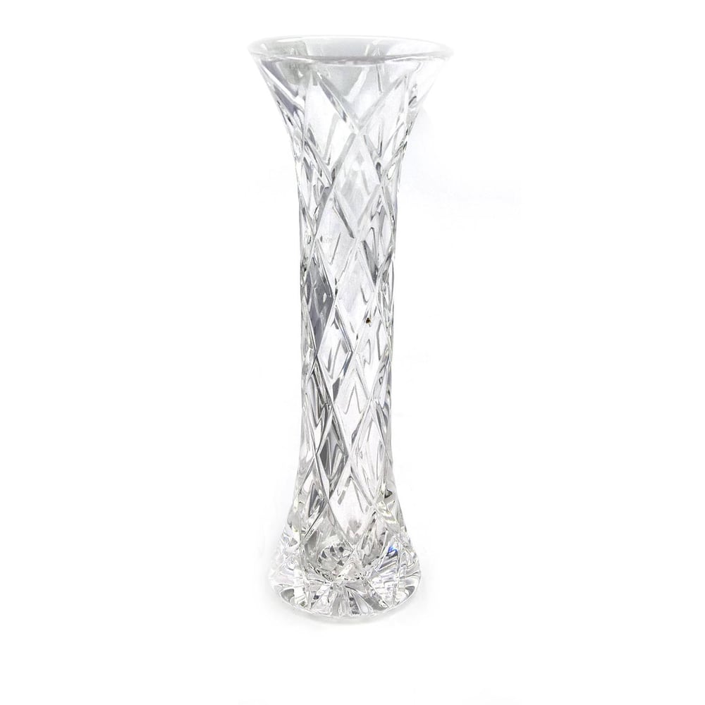 Buy Solitaire Crystal 18cm Vase Online in UAE | Sharaf DG