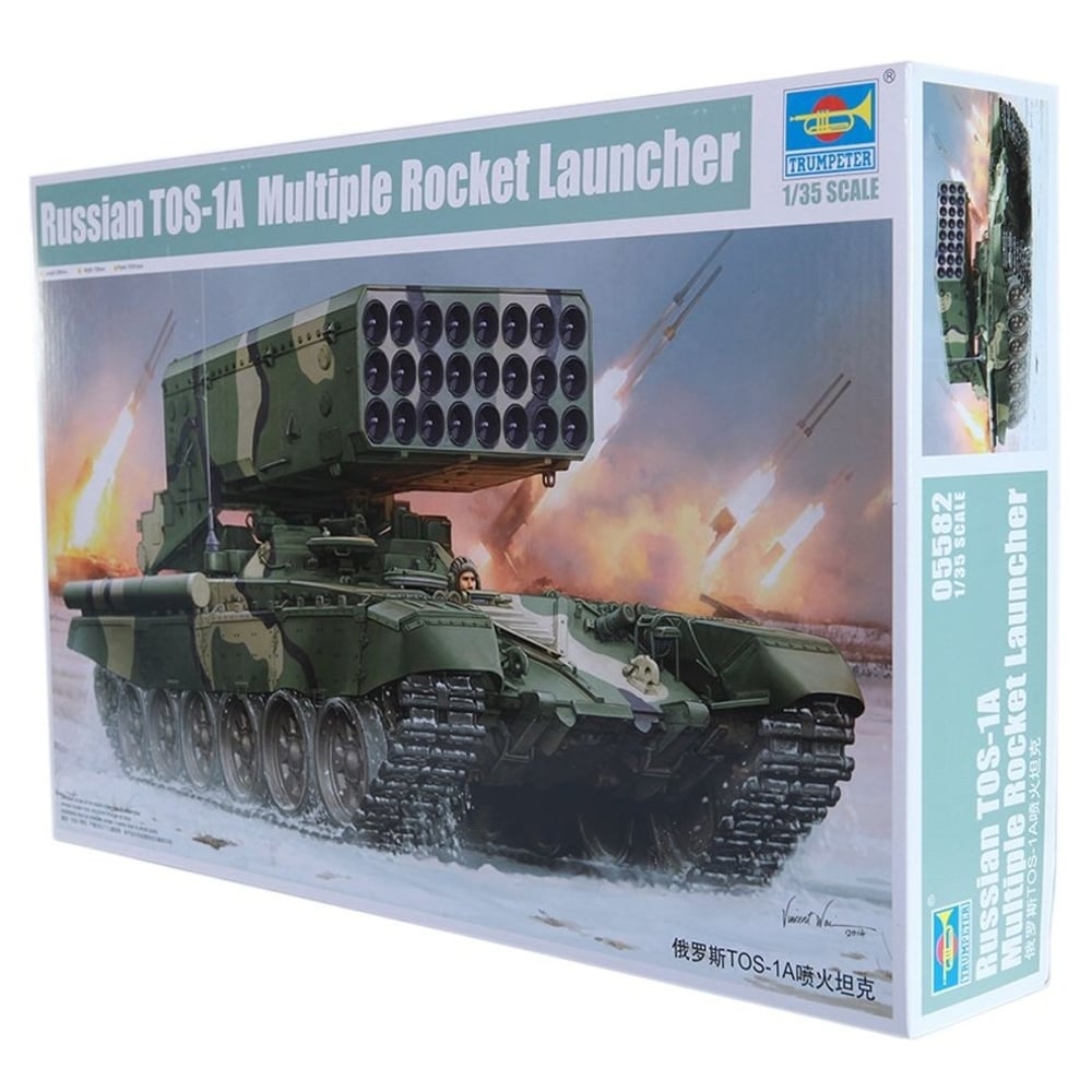 Trumpeter Russian Tos 24 Barrel Multi Rocket Launcher 1/35 price in ...