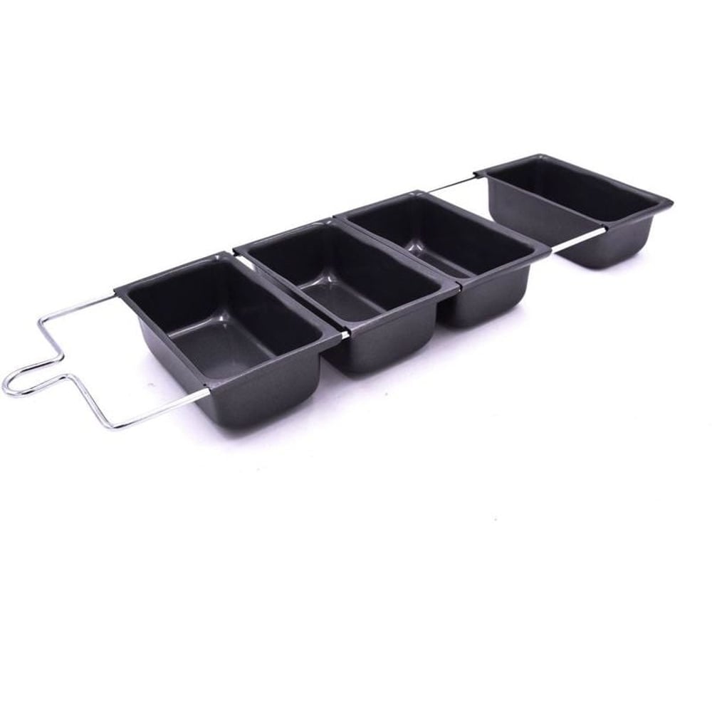 4 Mini Loaf Pan Rack Black Online Shopping on 4 Mini Loaf Pan Rack ...