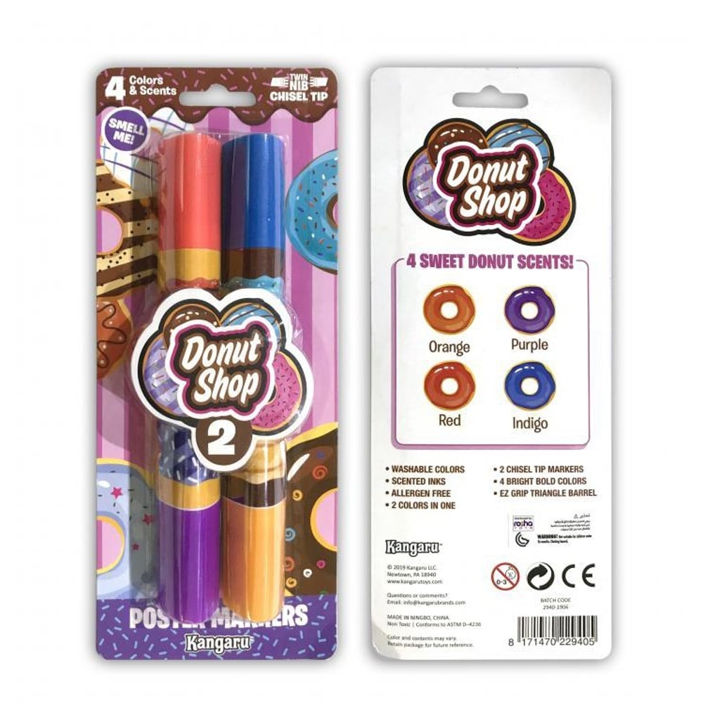 Buy Donut Shop Scented Double Ended Poster Marker Online in UAE | Sharaf DG
