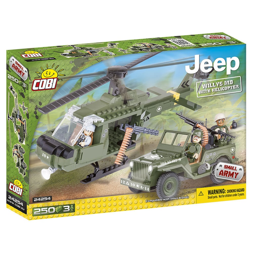 Cobi 4 250pcs Jeep Willys MB With Helicopter price in Bahrain, Buy Cobi ...