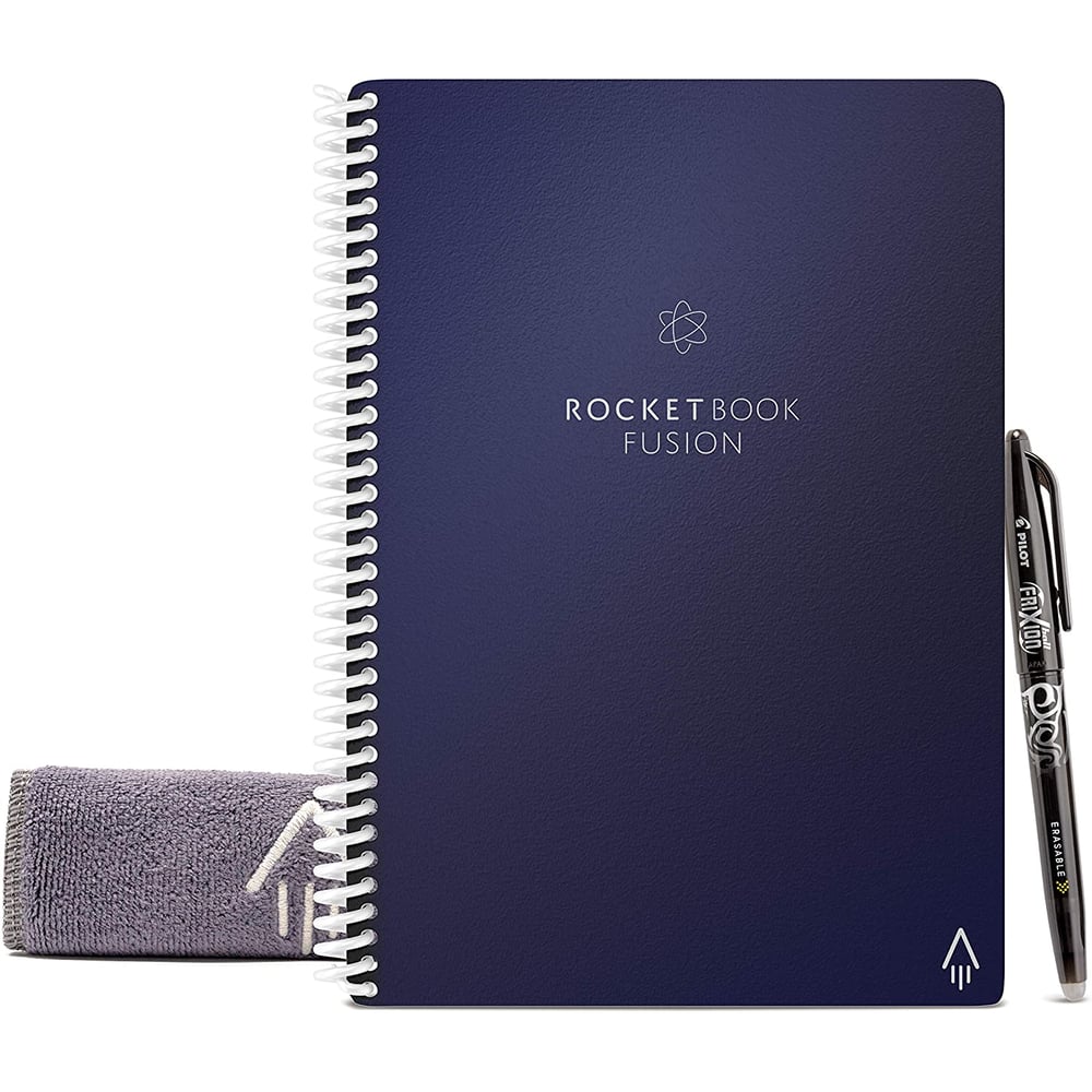 Buy Rocketbook Fusion Smart Reusable Notebook 7 Page Styles 42 Pages 6 ...
