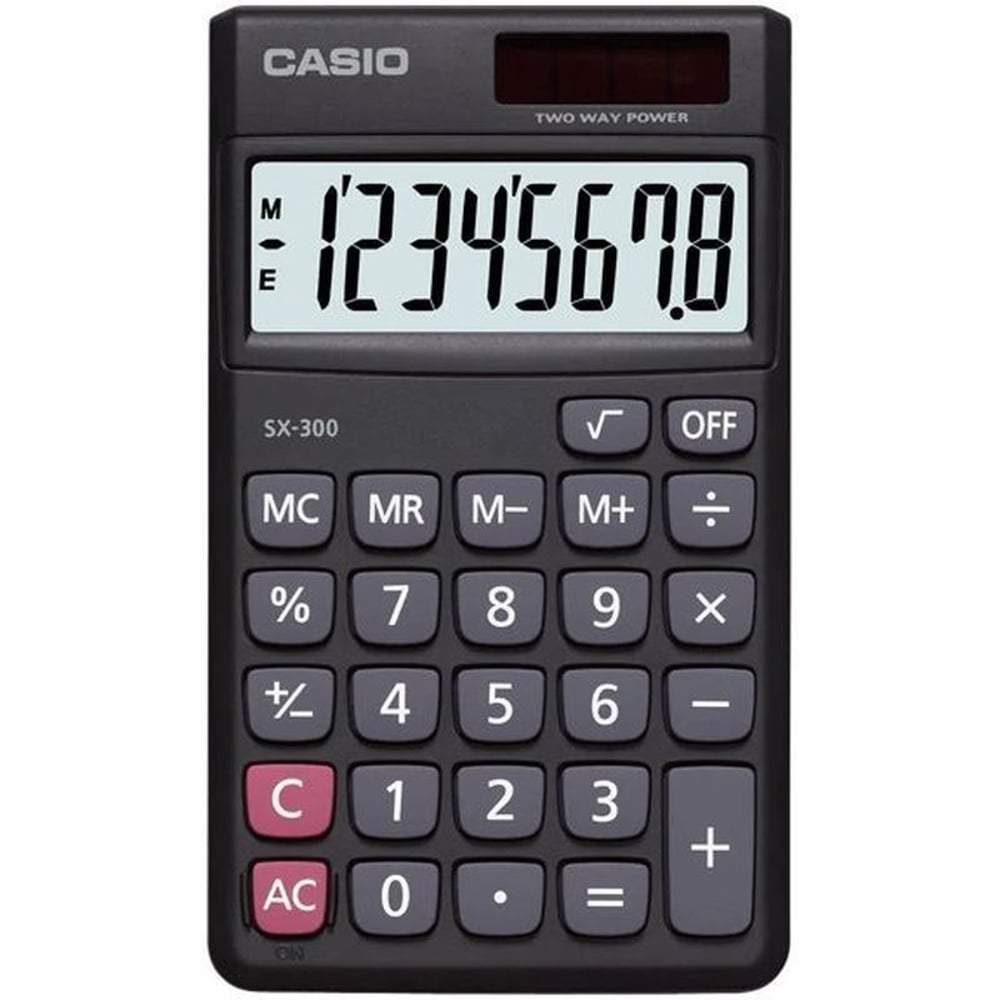 اشتري Casio SX-300 8 Digits Pocket Calculator عبر الإنترنت في الإمارات ...
