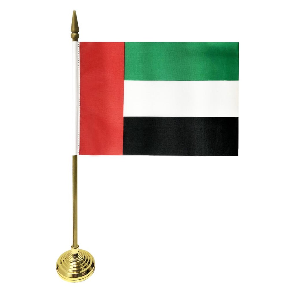 Buy Uae Table Flags 3pcs/pk 15x21cm Online in UAE | Sharaf DG