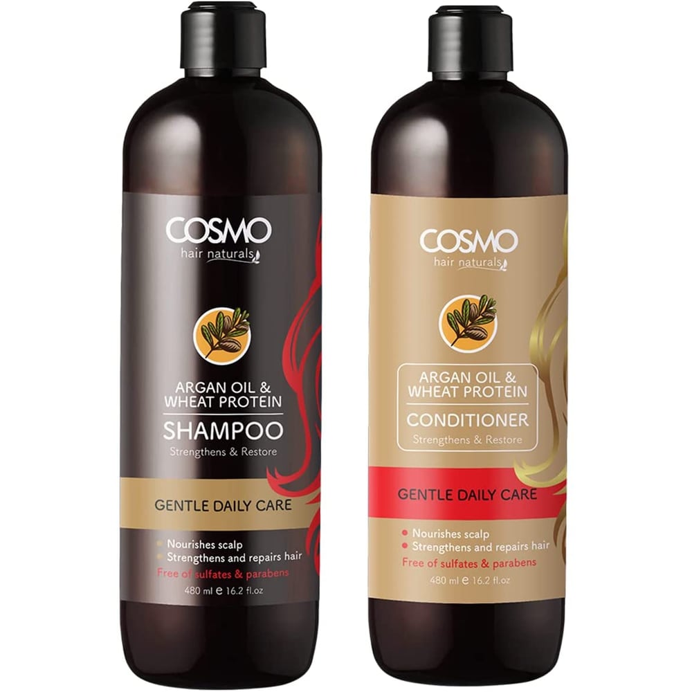 Buy Cosmo Argan Oil & Wheat Protein Gentle Daily Care Shampoo ...