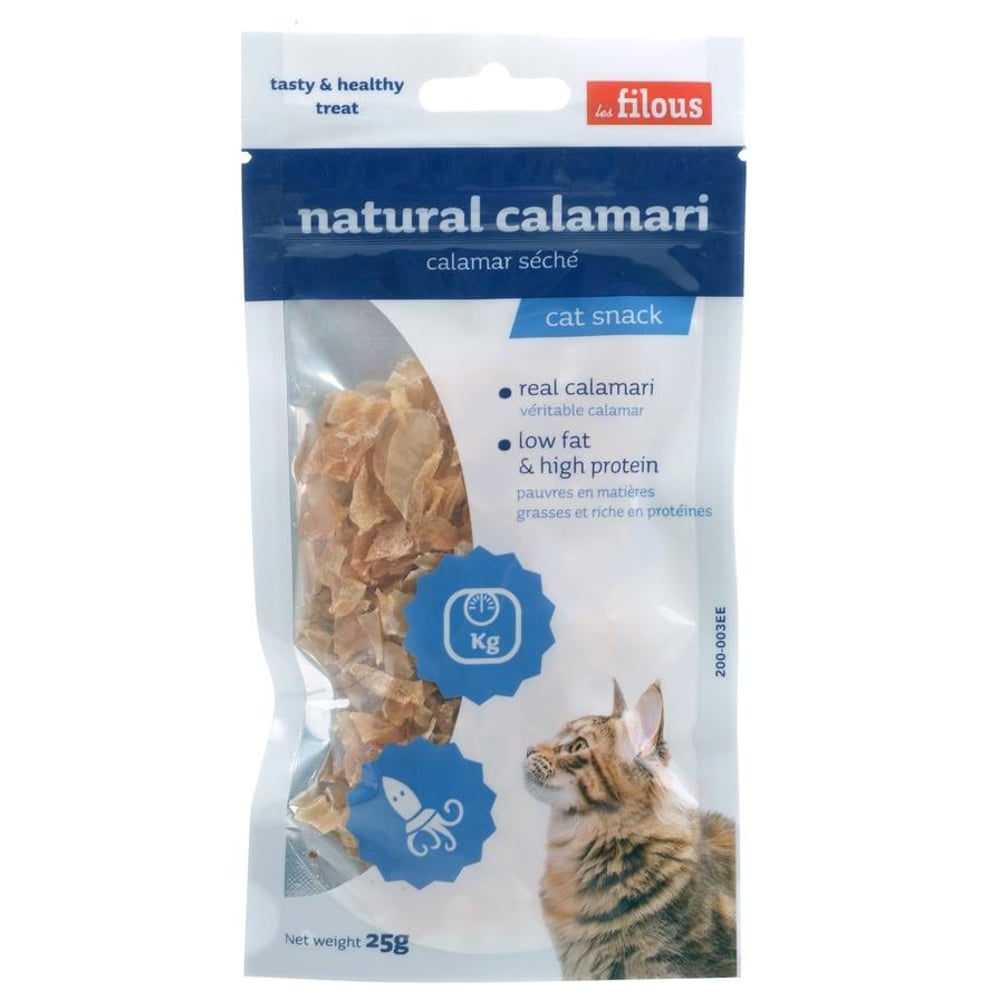 أسعار وخصومات Les Filous Cat Dry Food Natural Calamari (25 g) في عُمان
