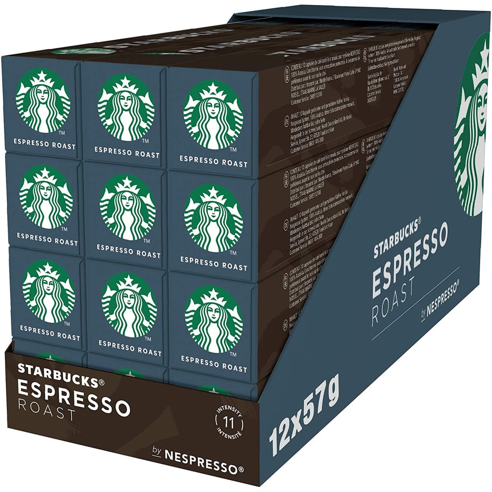اشترِ Starbucks Espresso Roast By Nespresso Dark Roast Coffee Capsules 57g (Pack of 10) عبر ...