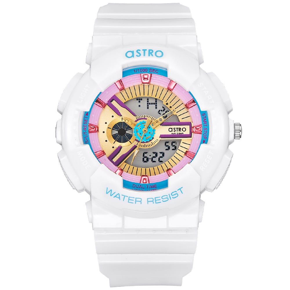 Buy Astro Women’s Analog-digital Multi-color Dial Watch – A22707-ppwgp ...