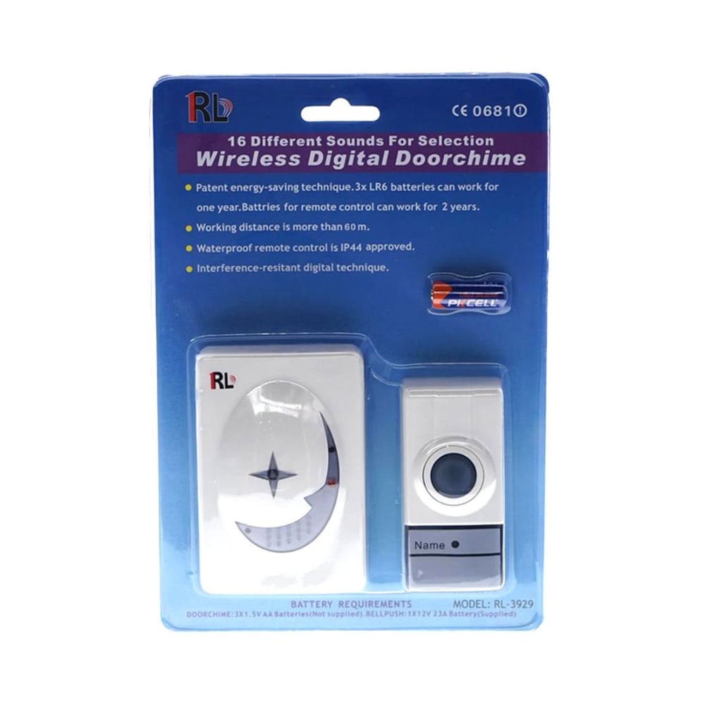 Buy Generic – Wireless Digital Doorbell White, RL-3929 Online in UAE ...