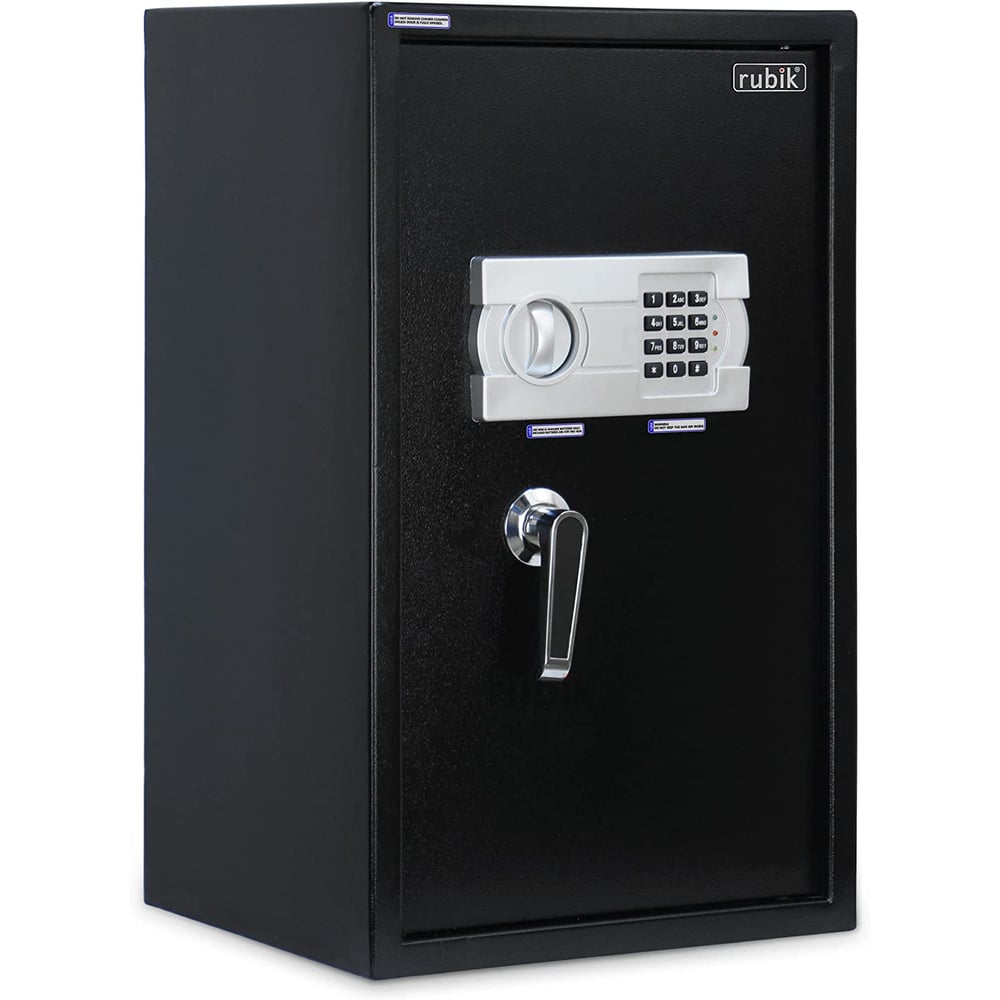 Buy Rubik Large Safe Box with Digital Keypad and Key Lock, Fire ...