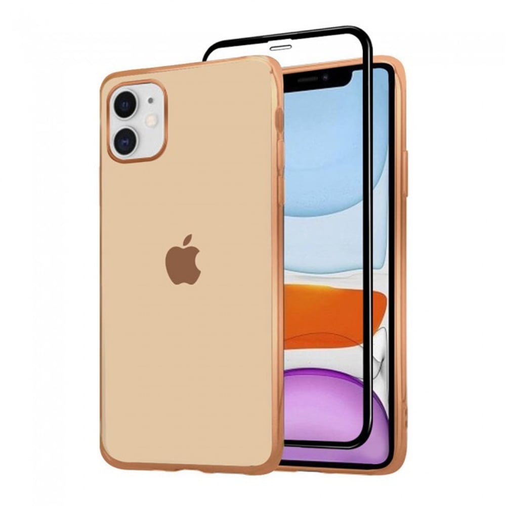 Buy 2-pack Case Cover And Screen Protector For Iphone 12 Mini – Rose ...