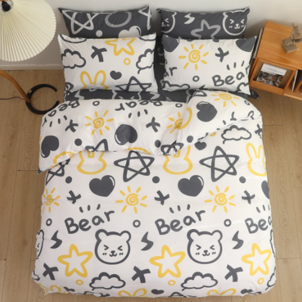 Buy Deals For Less Luna Home – Single Size Bedding Set 4 Pieces Without ...