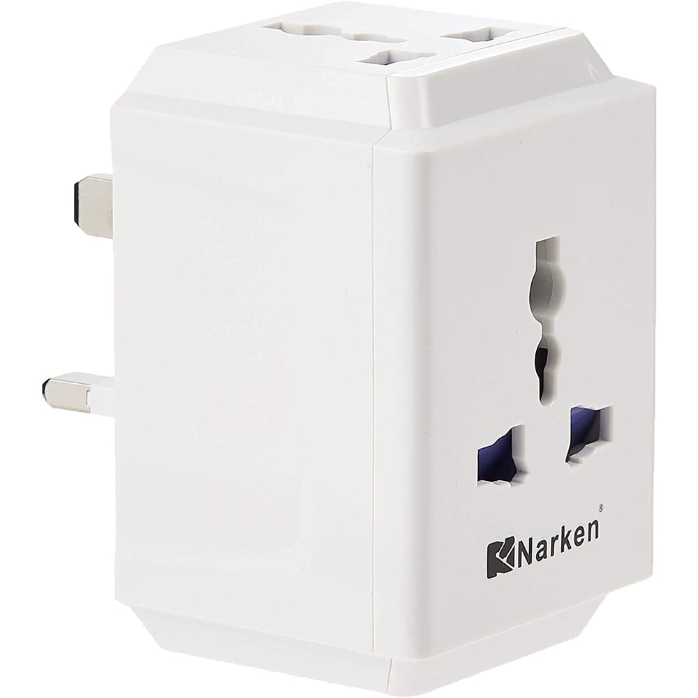 Buy Lavish Narken Multi Function Adapter 1-3 Way Outlet, Uk Plug To 3 ...