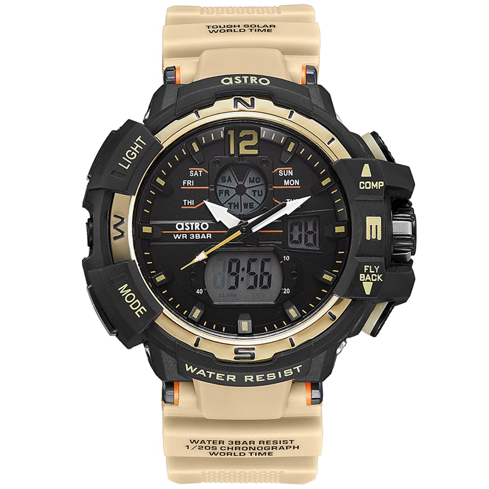 Buy Astro Men’s Analog-digital Black Dial Watch – A22804-ppcb Online in ...