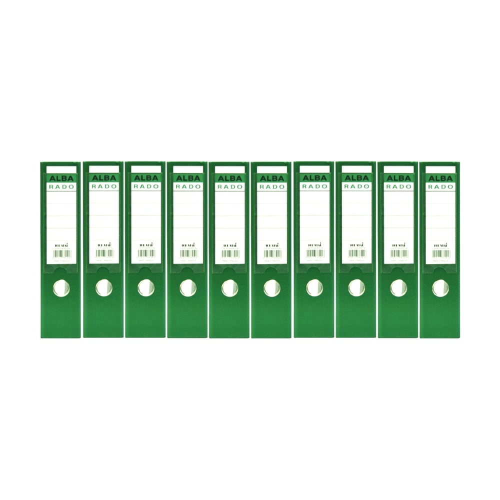 Buy Alba Rado 10-pack Office Lever Arch Box File – Green Online in UAE ...
