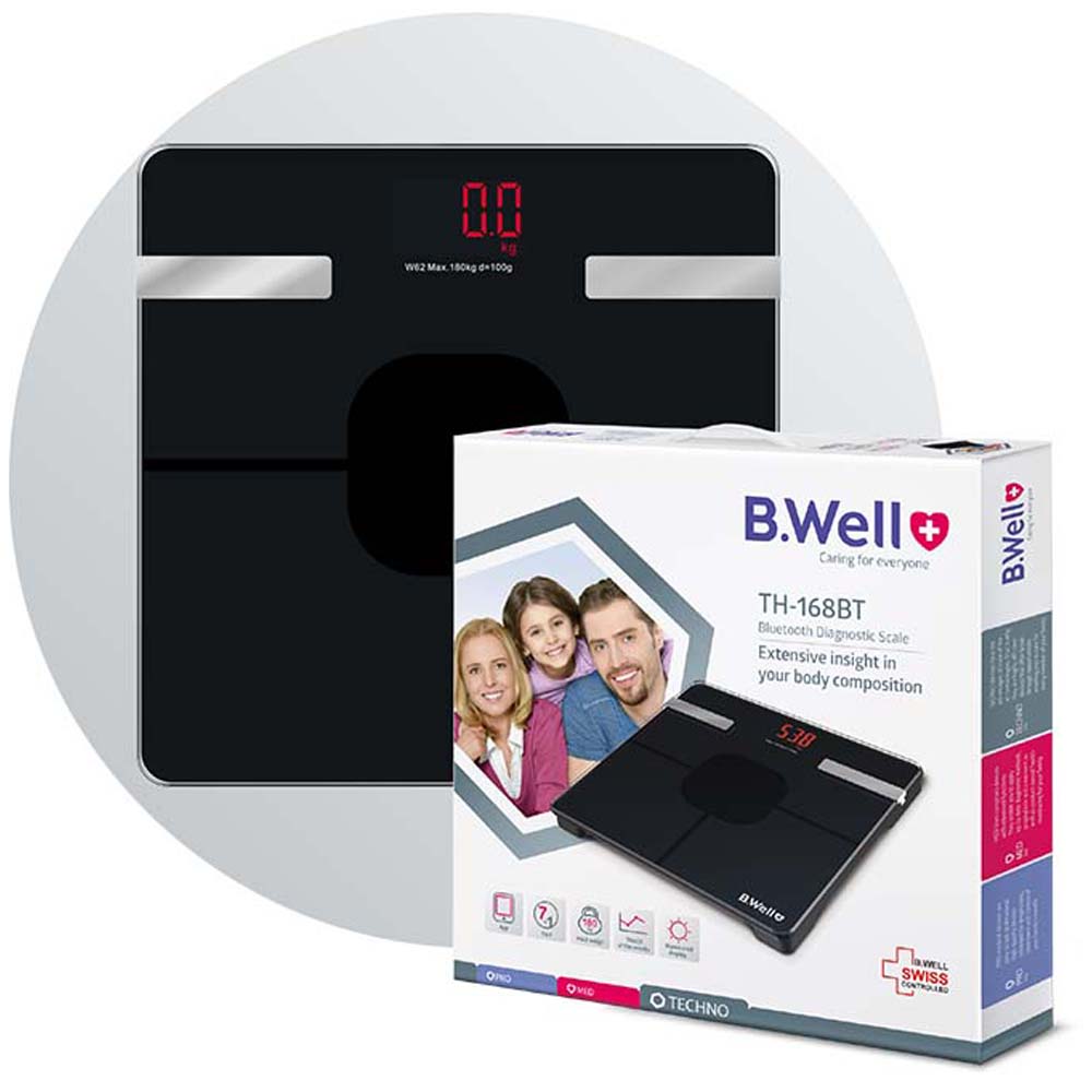 Buy B.well Th-168 Bluetooth Diagnostic Electronic Personal Weighing ...