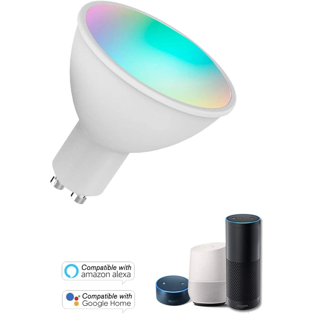 Buy Xlt Wifi Smart Bulb Rgbwc Led Bulb 5w Gu10 Dimmable Light Voice