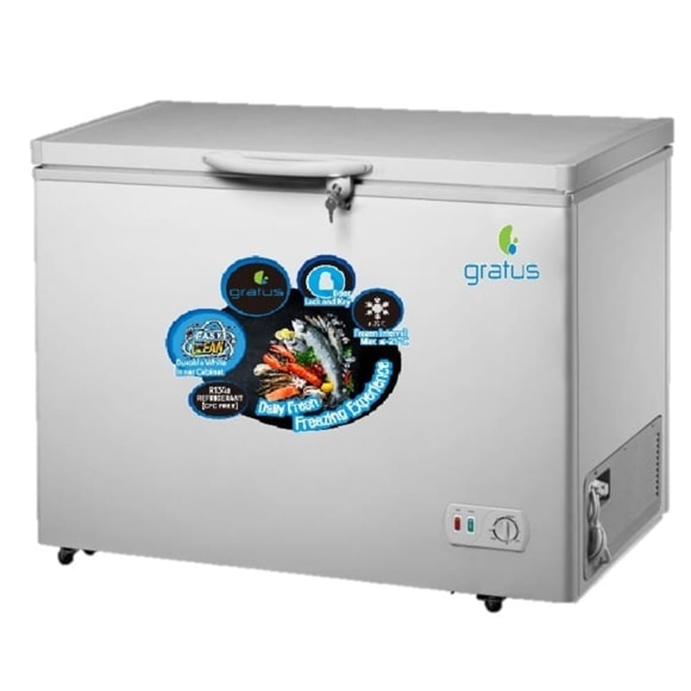 Buy Gratus 350 Lit – Tropicalized Chest Freezer GCFR350WDX Online in ...