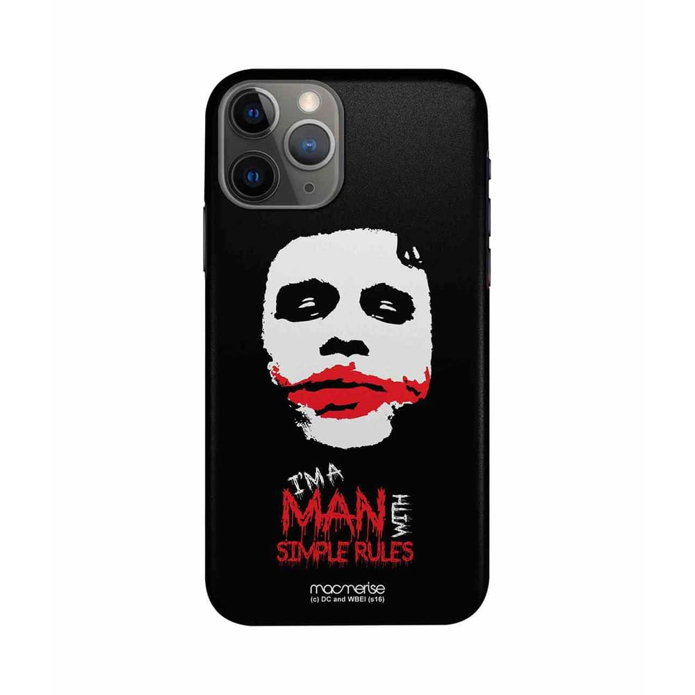 Buy Man With Simple Rules Sleek Case For Iphone 11 Pro Max Online In