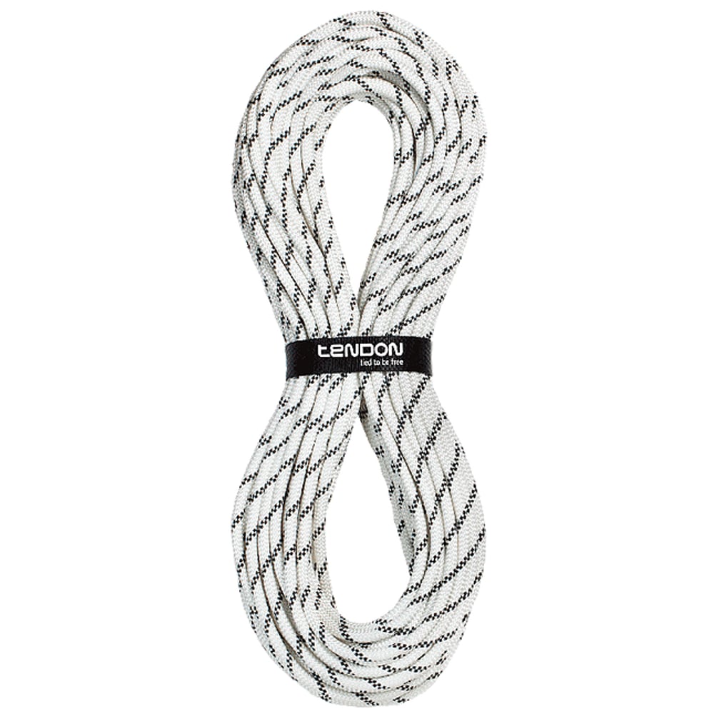 Buy Tendon Static Rope 11mm, Standard, 11mm X 200m, White/black, Nfpa ...