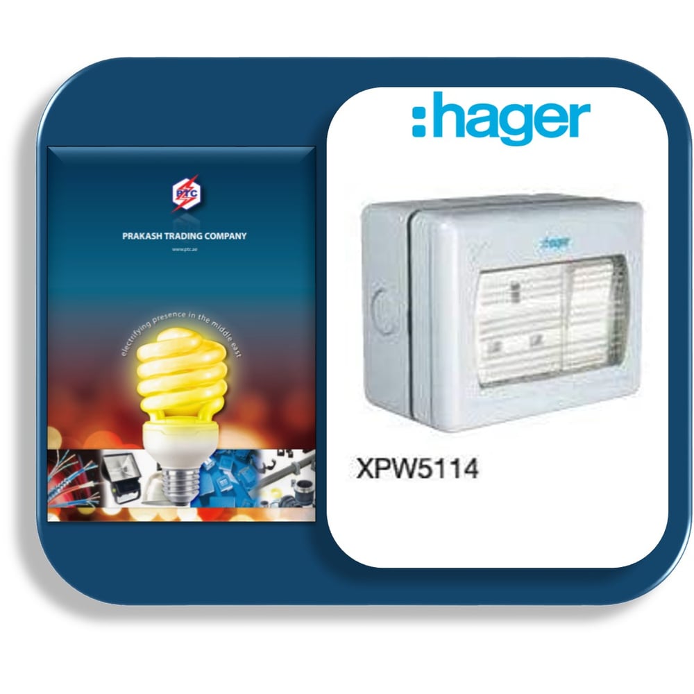 Buy Hager 13a 1g Weather Proof Switched Socket Ip55 Xsw5114 Online in ...