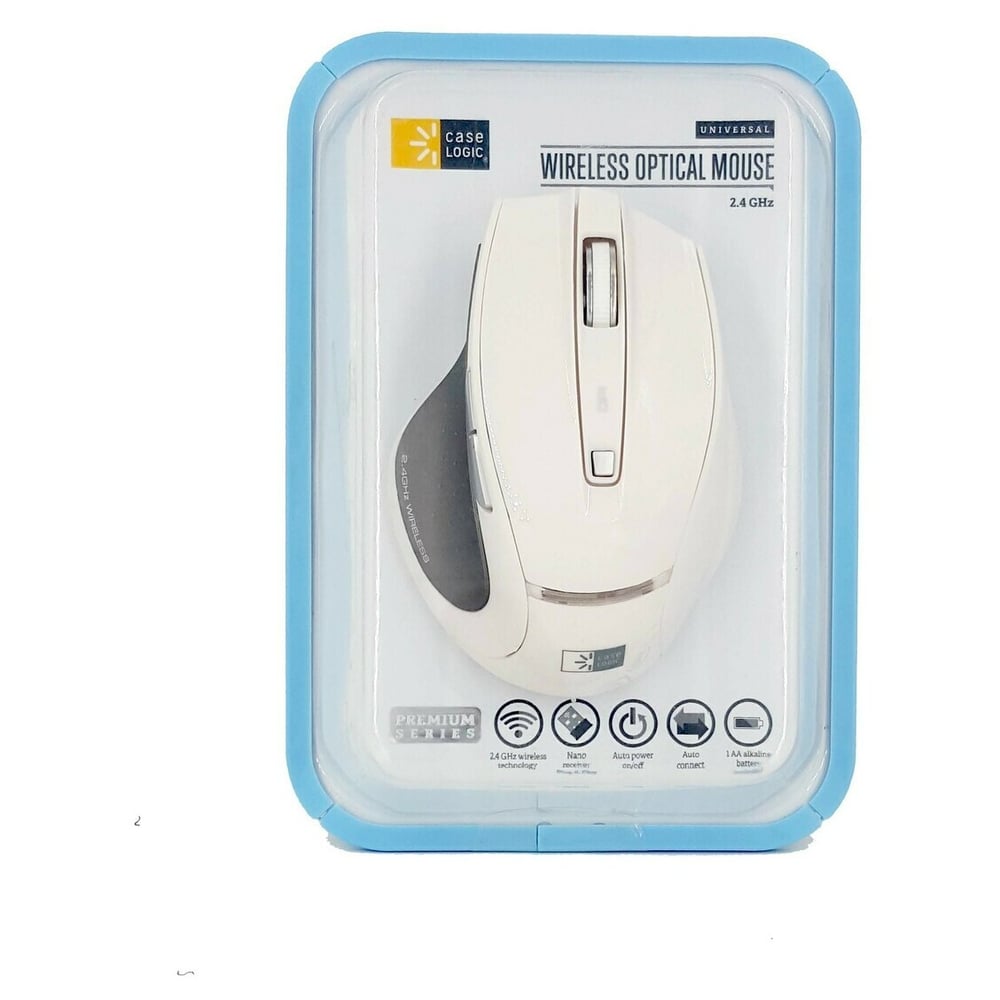 Buy Case Logic MSWS110WT Wireless Mouse White Online in UAE | Sharaf DG