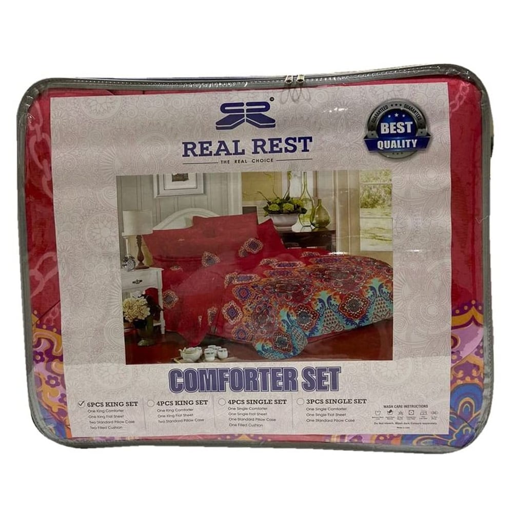 Buy Byft Real Rest Comforter Set Assorted Color (king) Online in UAE ...