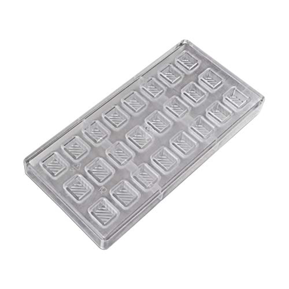 Buy Fat Daddio’s Chocolate Polycarbonate Ridged Rectangle Candy ...