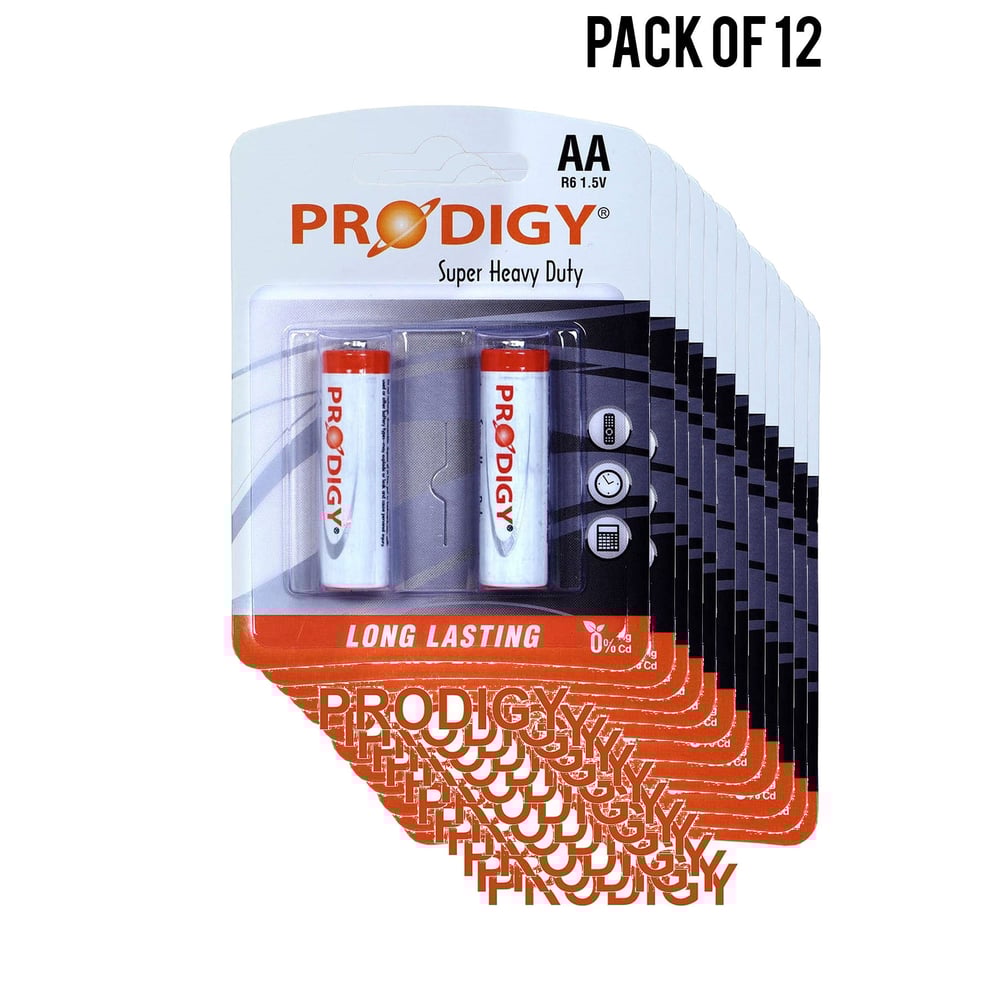 تسوّق برودوجي بطارية سوبر هيفي ديوتي R6pvc 1.5 فولت Aa2 (حزمة من 12) عبر الإنترنت في الإمارات ...