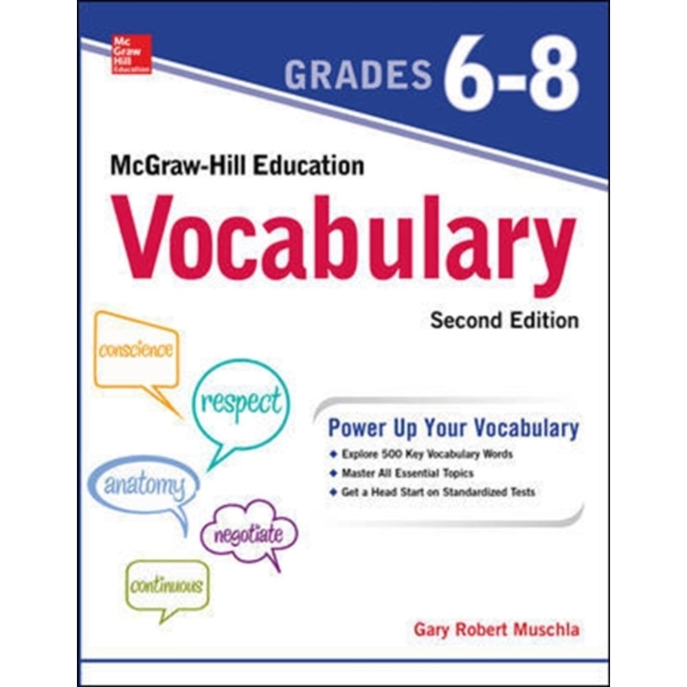 تسوّق Mcgraw-Hill Education Vocabulary Grades 6-8 Second Edition عبر ...