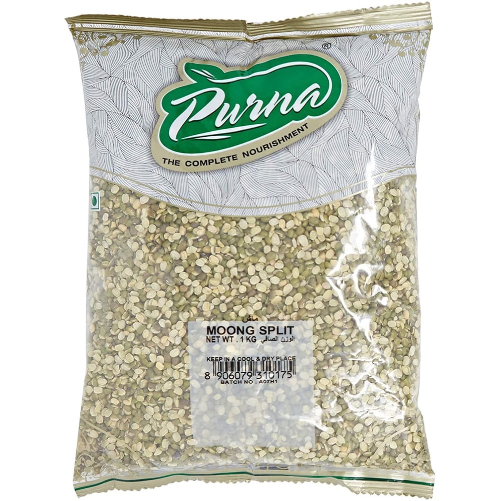 Buy Purna Moong Split – 1 kg Online in UAE | Sharaf DG