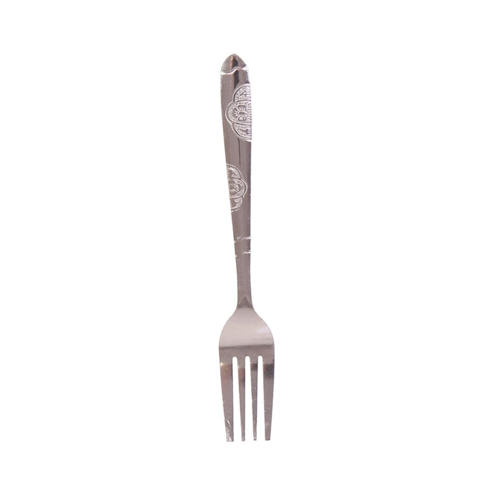 Buy 12-Piece Tea Fork Set Silver Online in UAE | Sharaf DG
