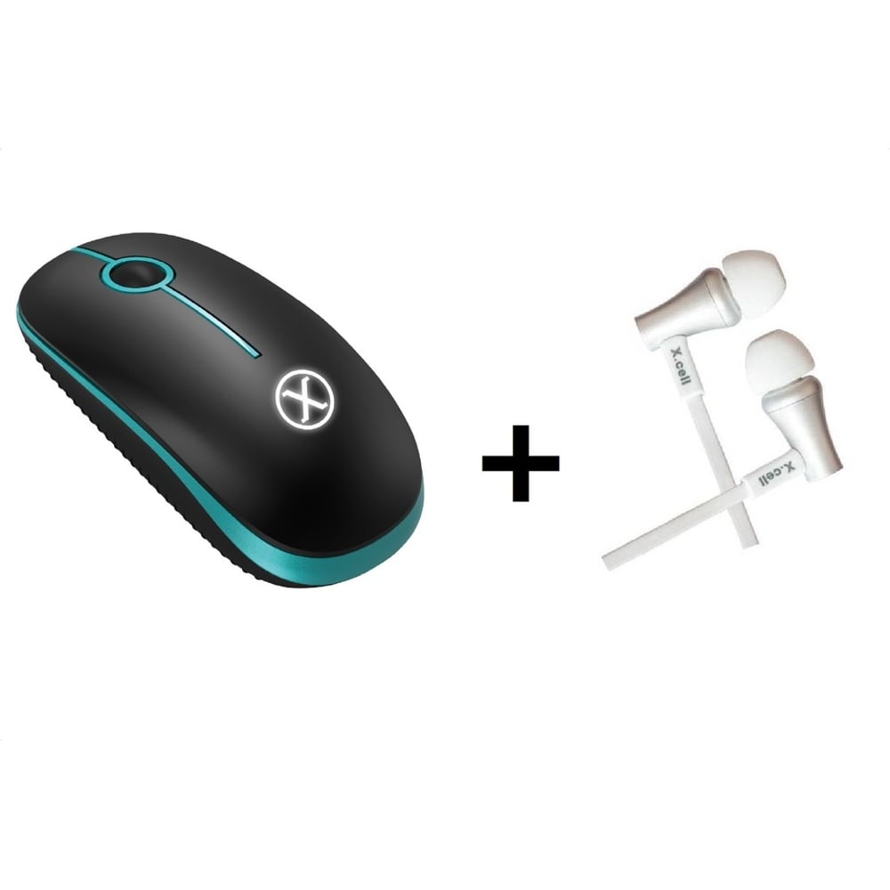 Buy Xcell XM1000 Wireless Mouse + EPS520G Stereo Headphone Assorted ...