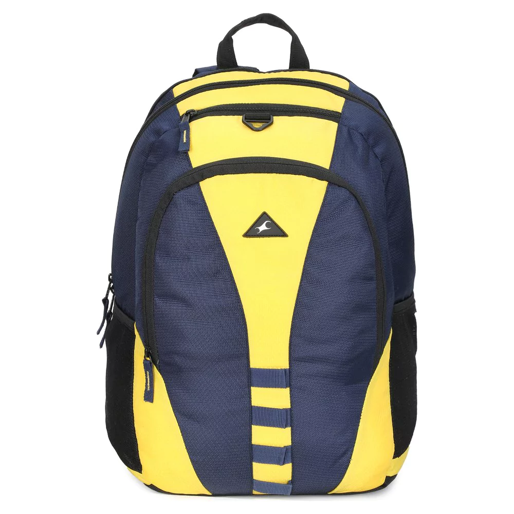 Buy FASTRACK Men’s Blue/Yellow Backpack 26 Ltr. – FT A0640NBL01 Online ...