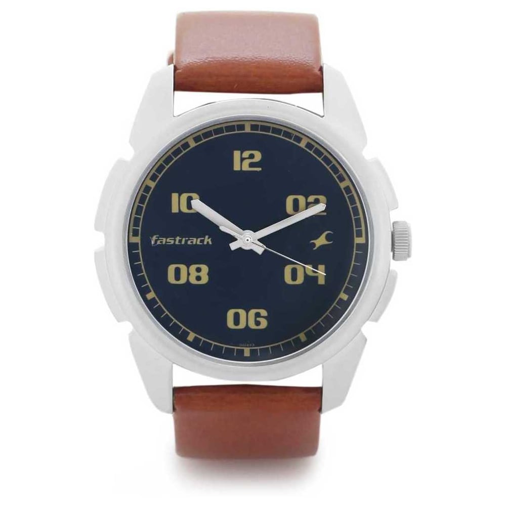 Buy Fastrack 3124SL02 Mens Watch Brown Online in UAE | Sharaf DG