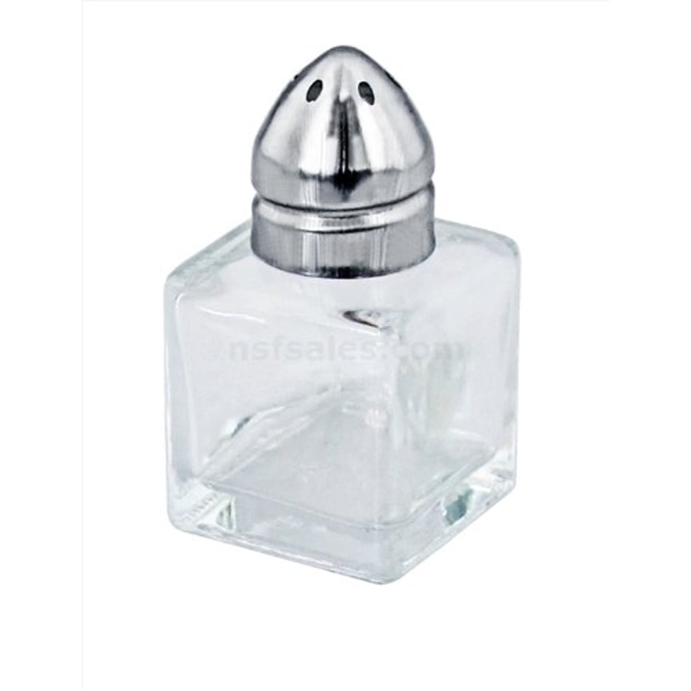 Buy New Star Foodservice 22254 Glass Cube Mini Salt And Pepper Shaker ...