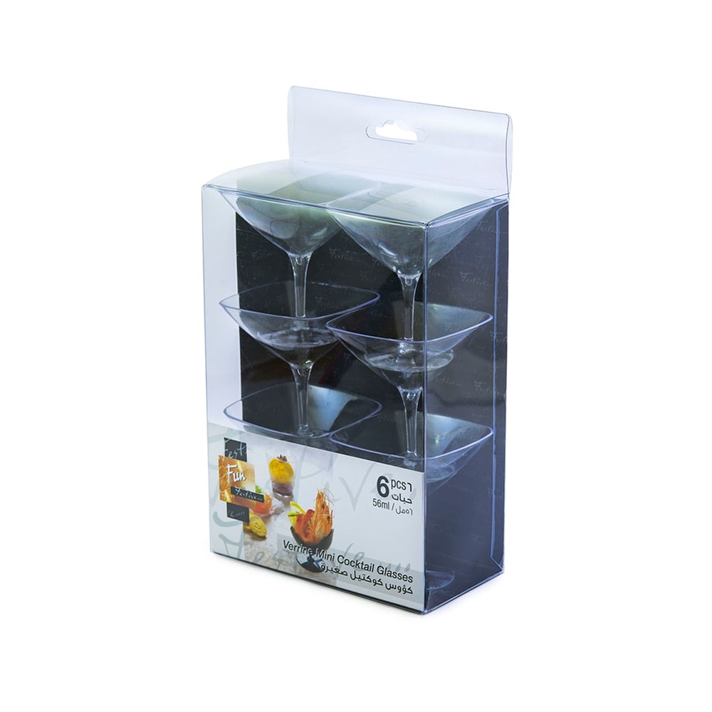 Buy Fun® Festive Verrine Crystal Mini-Cocktail Glass 56ml, Pack of 6 ...