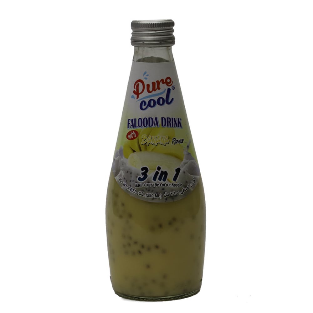Buy Pure Cool Falooda Drnk Banana Flvr290ml Online in UAE | Sharaf DG