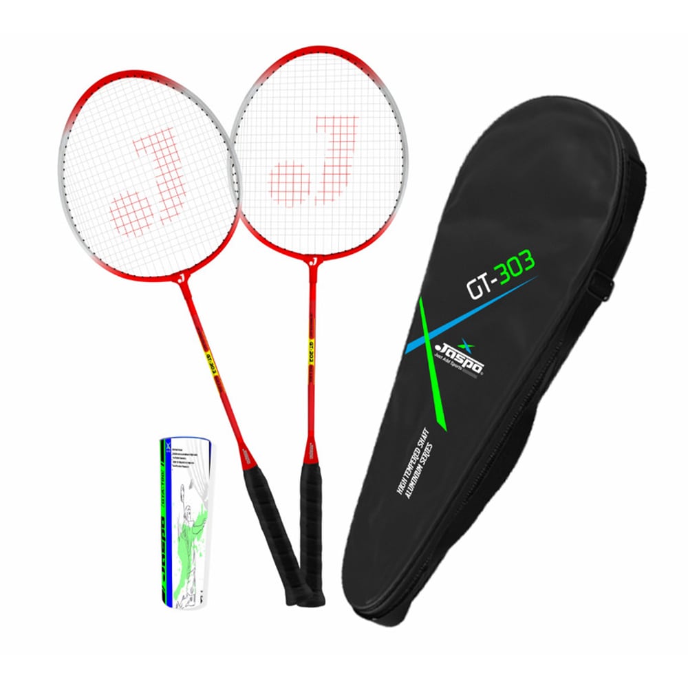 Buy Jaspo – Voyager Steel + Aluminum Pair Of Rackets With Bag And 5 ...